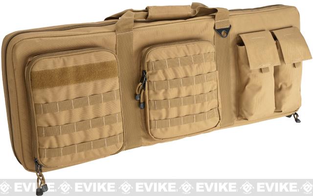 AIM Sports TGA 36" Padded Dual Rifle Bag (Color: Tan), Tactical Gear ...