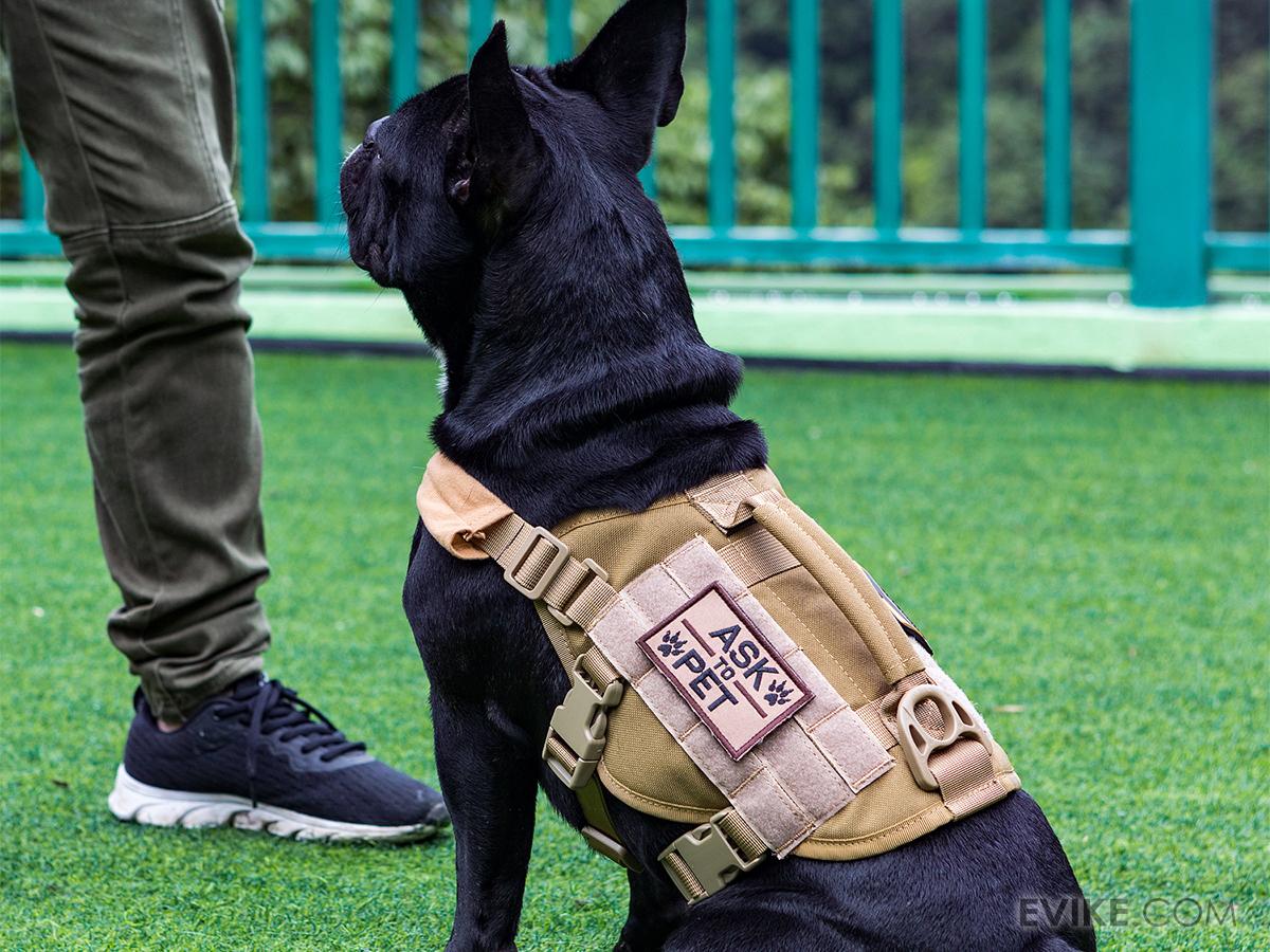 OneTigris Beast Mojo Dog Harness (Color: Black / Extra Small), Tactical ...