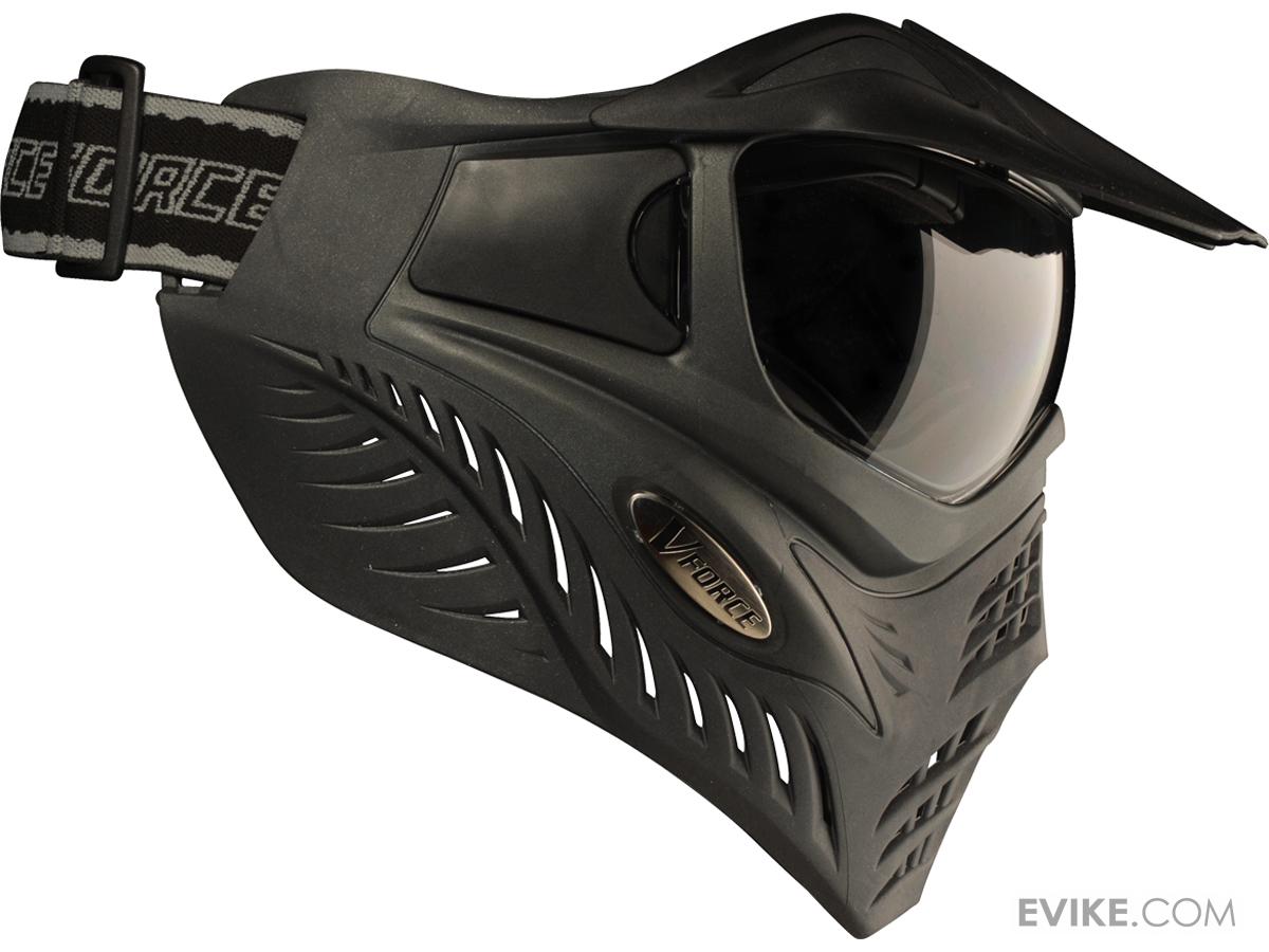 V-Force Grill Full Seal Face Mask (Color: Shadow / Clear Lens ...