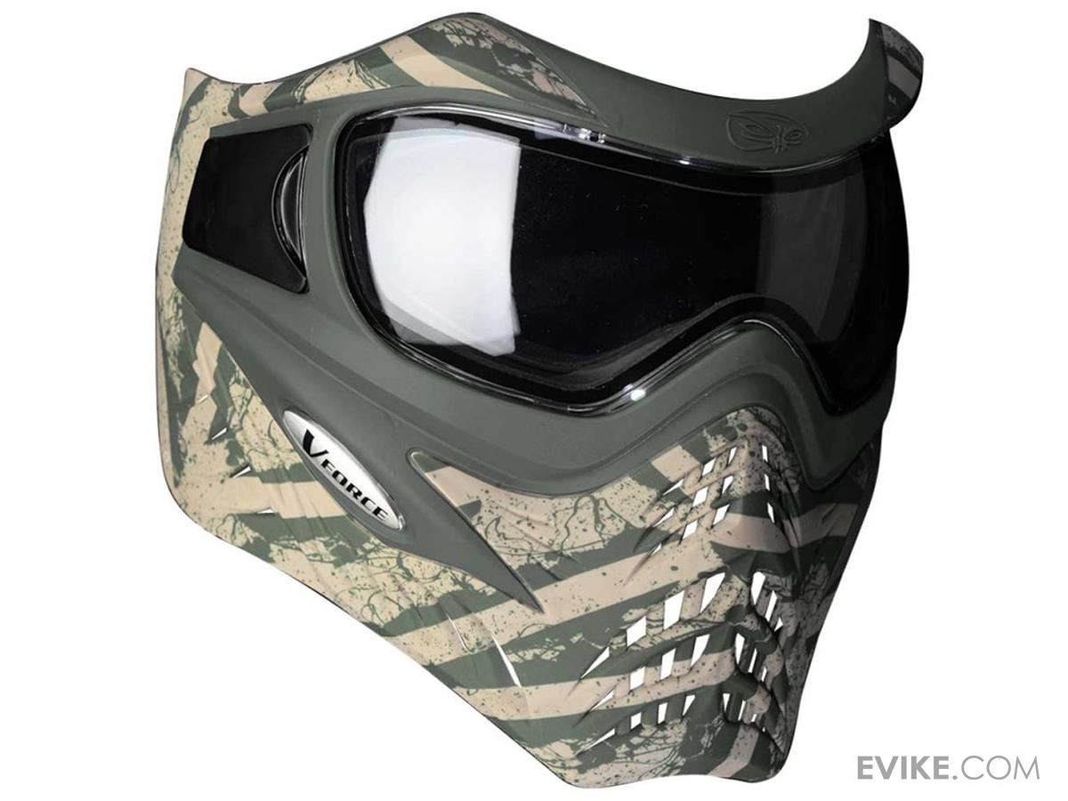 V-Force Grill Full Seal Face Mask (Color: Stix / Clear Lens), Tactical ...