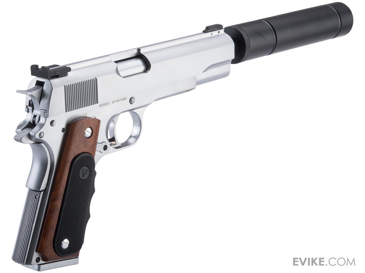 VORSK Agency VX-9 Gas Blowback Airsoft Pistol w/ Mock Suppressor (Color ...