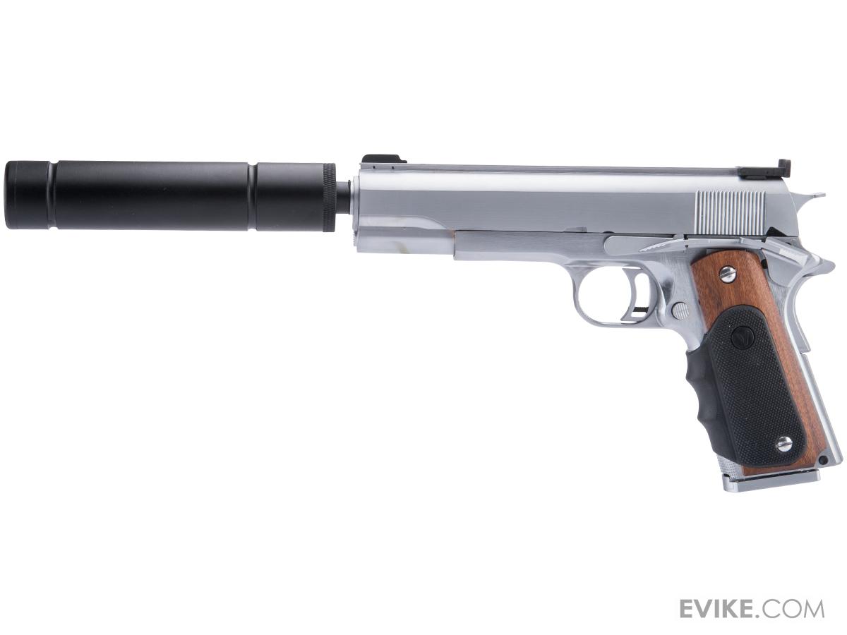 VORSK Agency VX-9 Gas Blowback Airsoft Pistol w/ Mock Suppressor (Color ...