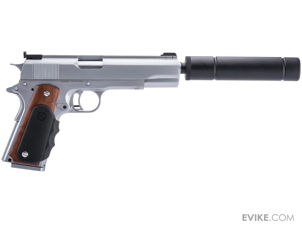 VORSK Agency VX-9 Gas Blowback Airsoft Pistol w/ Mock Suppressor (Color ...