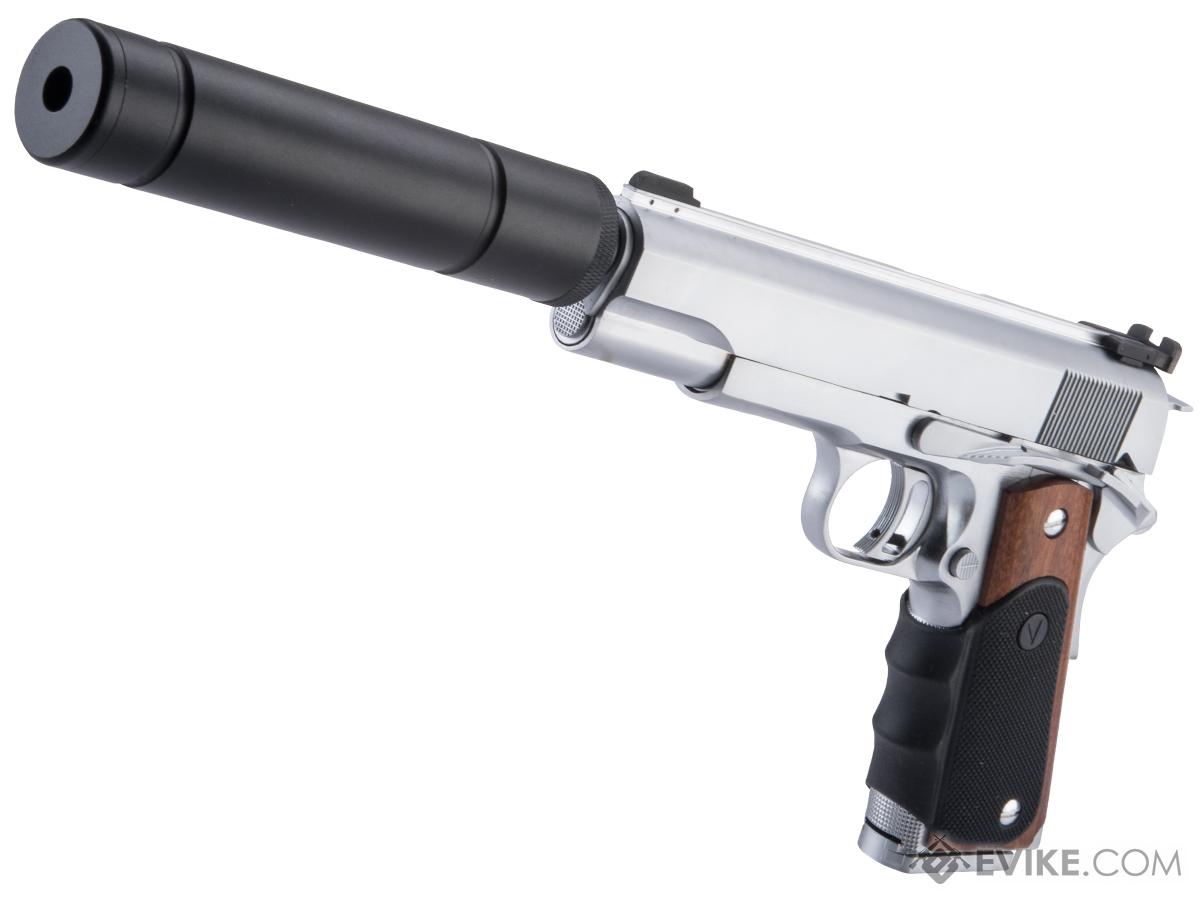 VORSK Agency VX-9 Gas Blowback Airsoft Pistol w/ Mock Suppressor (Color ...