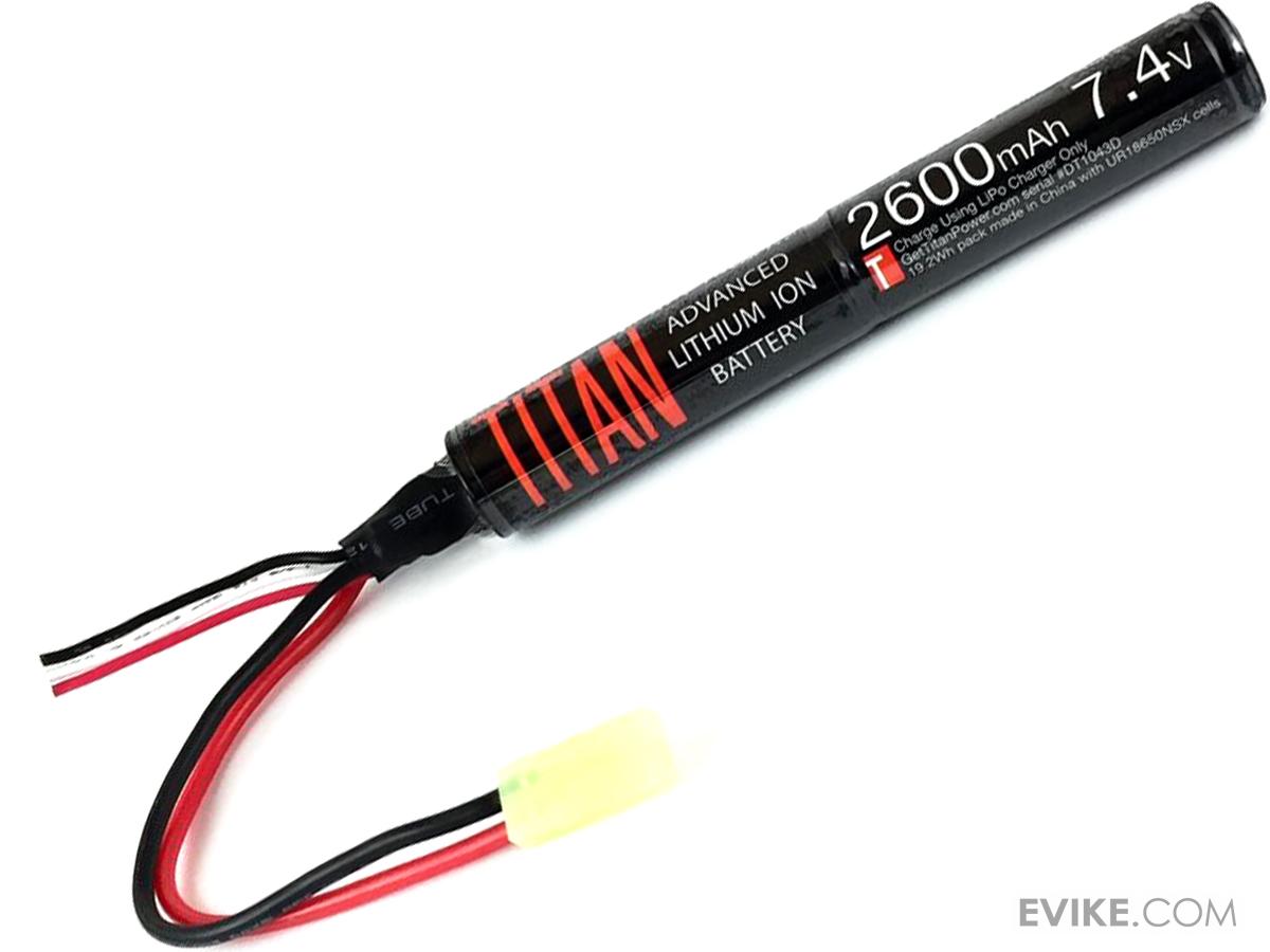 Titan Power 7.4v 2600mAh 10C Stick Type Li-Ion Battery (Connector ...