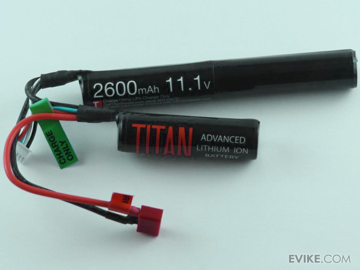 Titan Power 11.1v 2600mAh 10C Nunchuck Type Li-Ion Battery (Connector ...