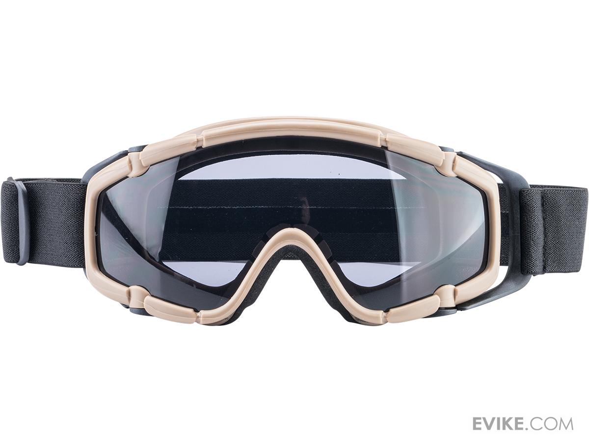 TMC 1655 Full Seal Goggles with Case (Color: Dark Earth), Tactical Gear ...