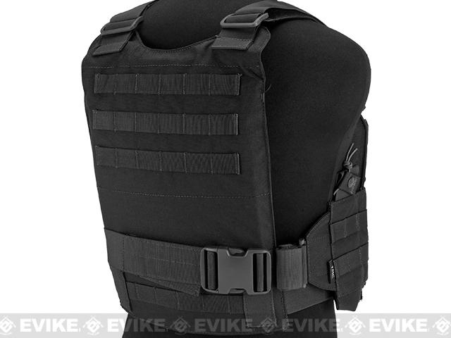 TMC Slick 94A Medium Plate Carrier Assault Panel - Black, Tactical Gear ...