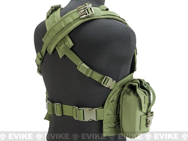z TMC RRV Chest Rig w/ Pouches - OD Green | Evike.com