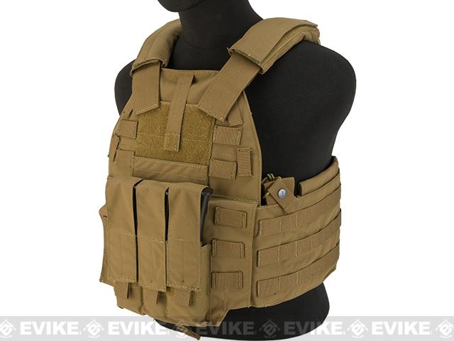 TMC 94K Plate Carrier (Color: Coyote Brown / MP7 Type), Tactical Gear ...