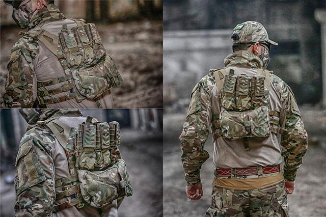 TMC MOLLE Assault Back Panel (Color: Multicam), Tactical Gear/Apparel ...