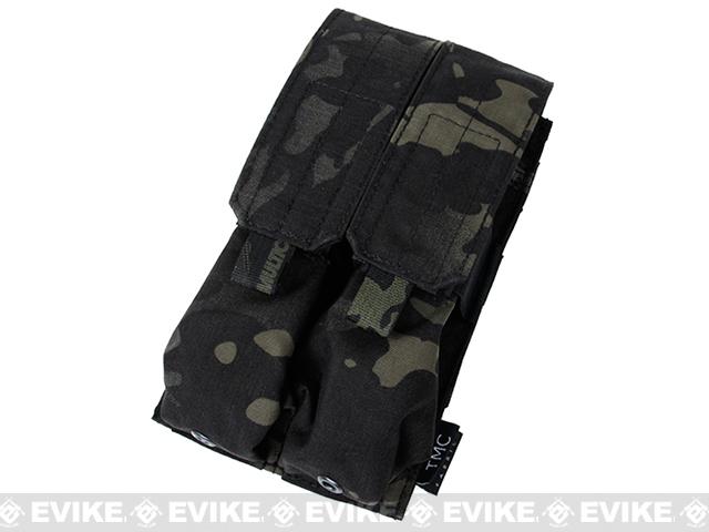 TMC SMG MP7A1 Double Magazine MOLLE Pouch (Color: Multicam Black ...