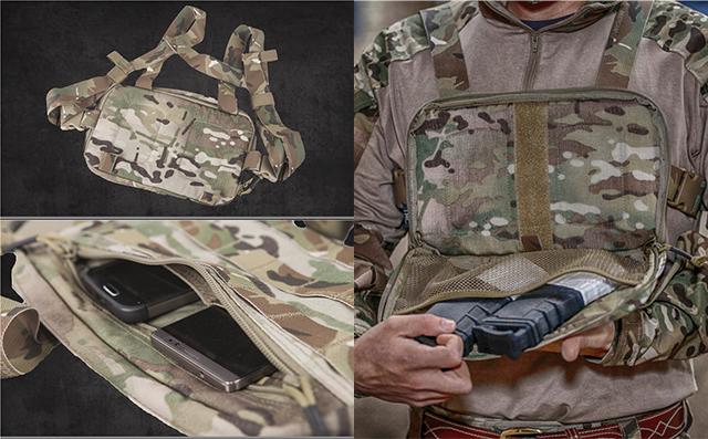 Multicam black chest rig - dropjack