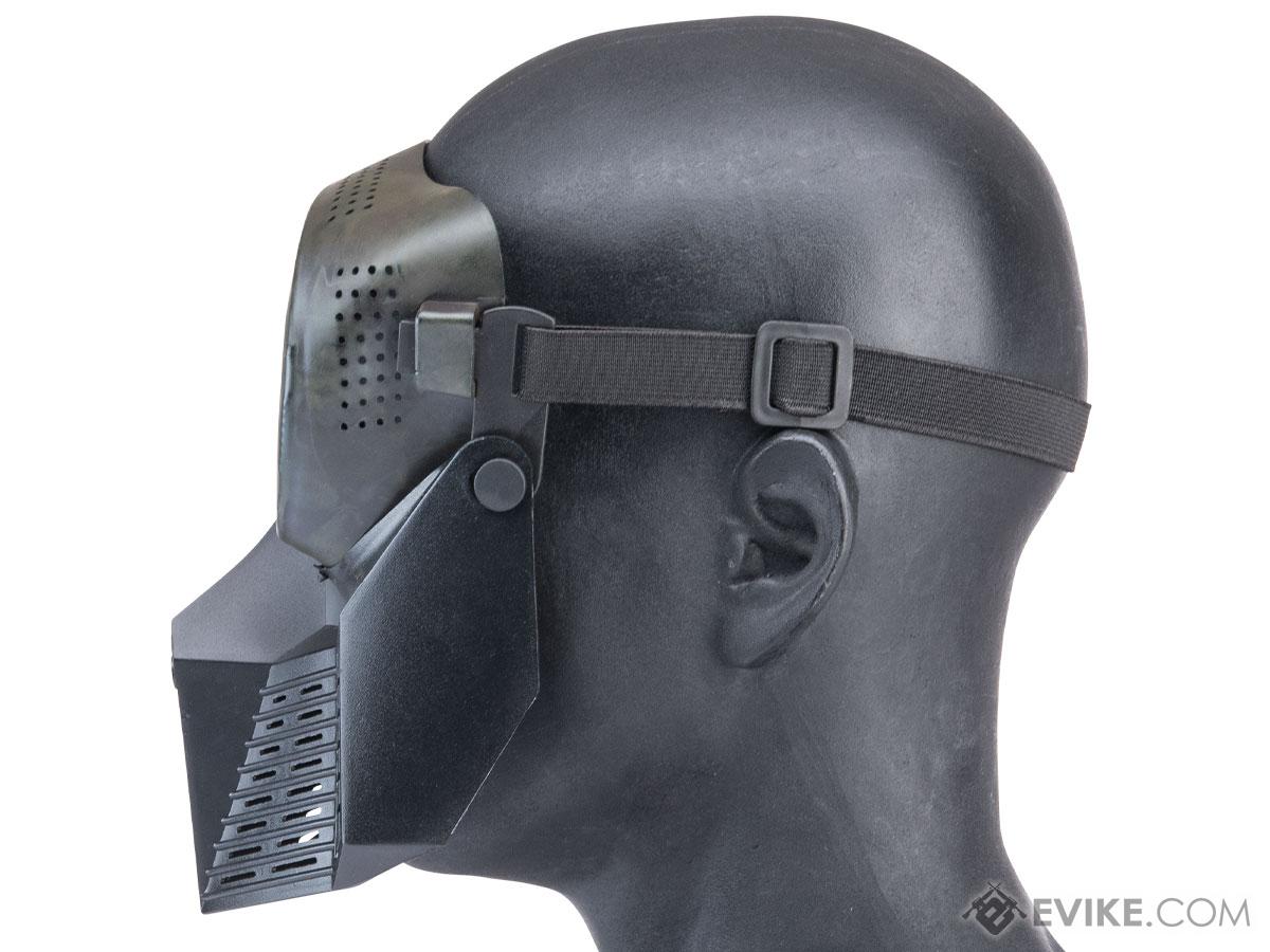 P-Force TOP Tactical Low Profile Wire Mesh Airsoft Mask (Color: Black ...