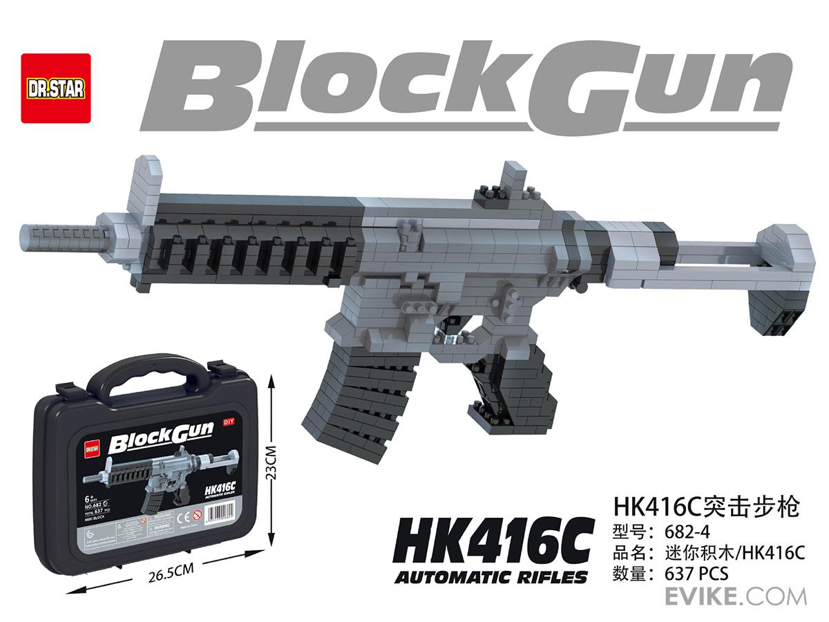 Collectible Mini Block Gun Set (Model: 416C Rifle), MORE, Toys - Evike ...