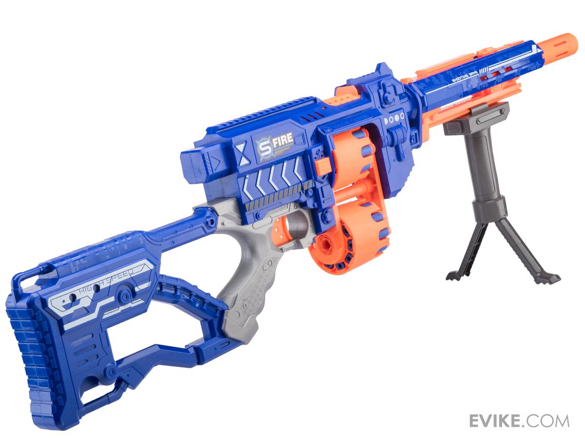 Blaze Storm "Vulcan" Foam Blaster Full Auto Electric Foam Dart Rifle ...
