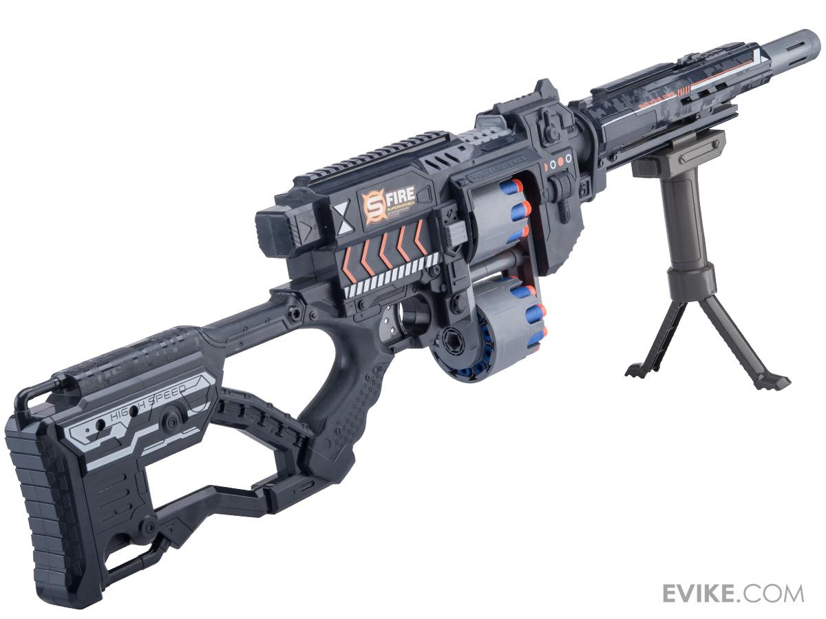 Blaze Storm "Vulcan" Foam Blaster Full Auto Electric Foam Dart Rifle ...