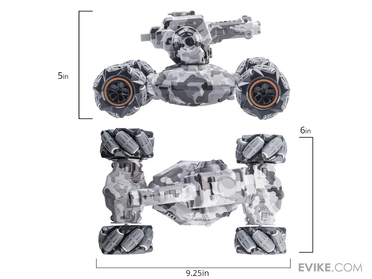 2.4G RC "Twist Tank" w/ Gel Blaster Cannon (Color: Grey Camo), MORE ...