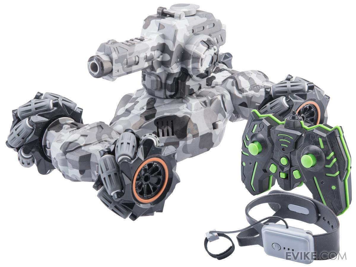 2.4G RC "Twist Tank" w/ Gel Blaster Cannon (Color: Grey Camo), MORE ...