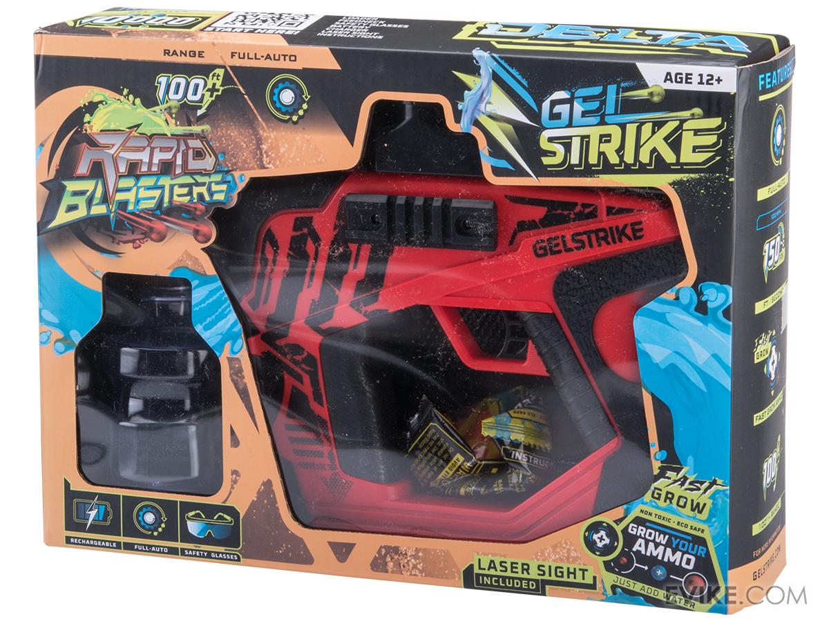 HK Army Gel Strike "Delta" Rapid Blaster (Color: Fire), MORE, Gel Ball ...