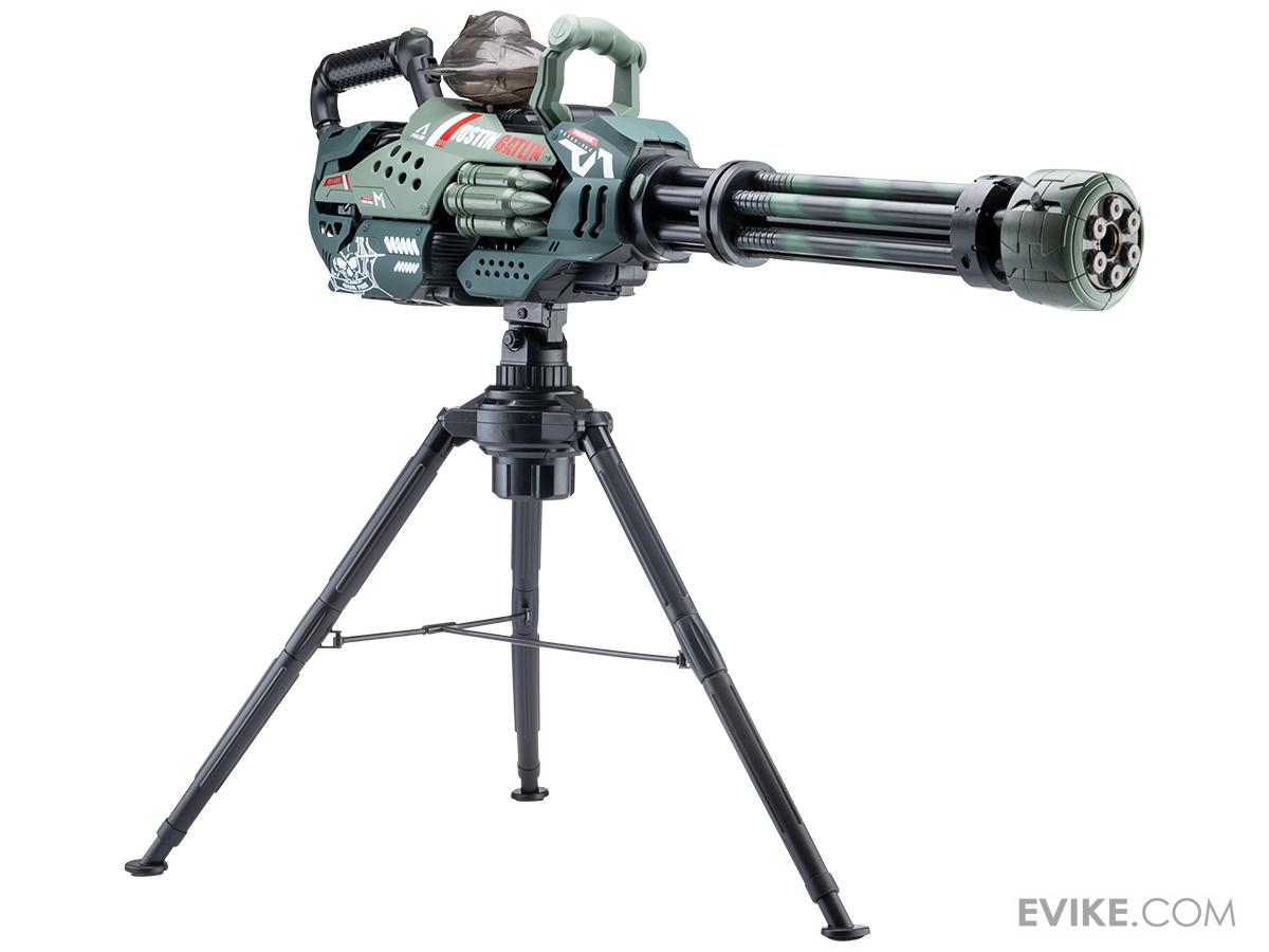 Rechargeable "Pulse" Gel Blasting Gatlin Gun (Color: Green), MORE, Gel ...
