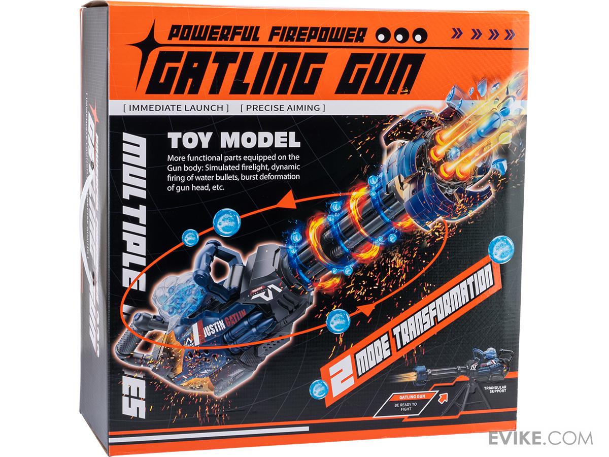 Rechargeable "Pulse" Gel Blasting Gatlin Gun (Color: Blue), MORE, Gel ...