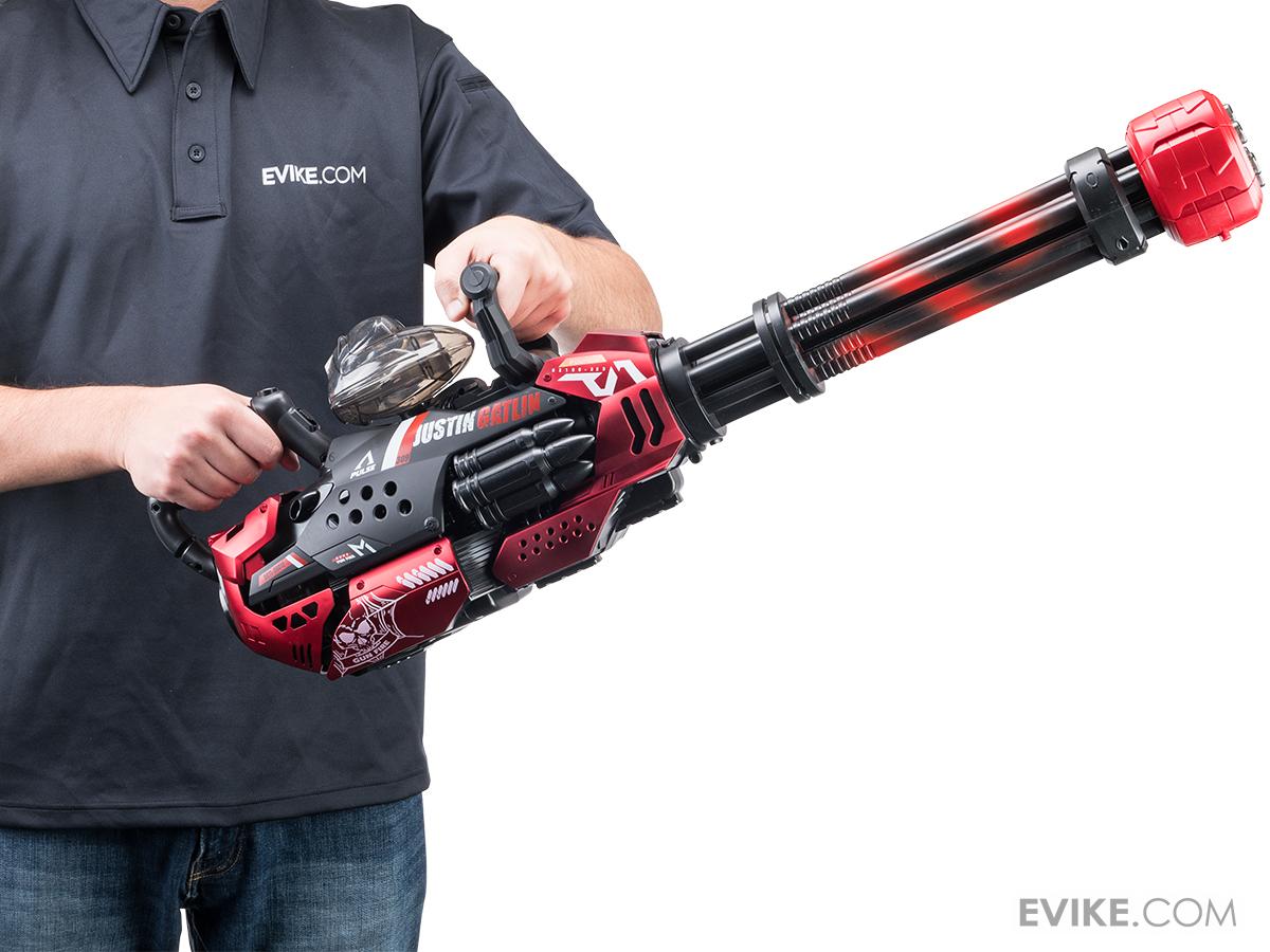 Rechargeable "Pulse" Gel Blasting Gatlin Gun (Color: Blue), MORE, Gel ...