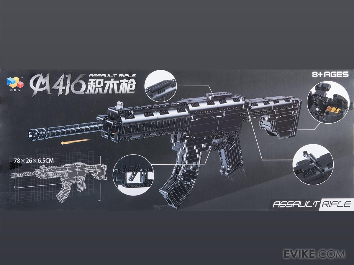 Collectible Moving Action Block Gun Set (Model: M416 Assault Rifle ...