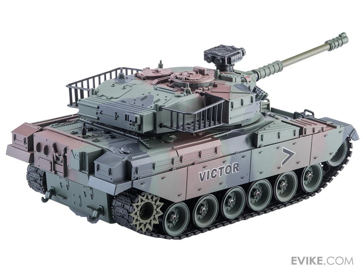 1:20 Scale RC Airsoft BB Firing Battle Tank (Model: M60 / Woodland Camo ...