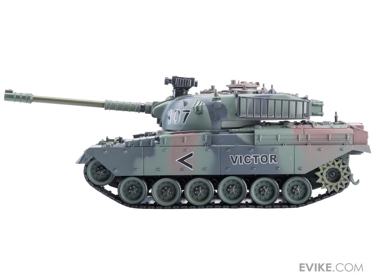 1:20 Scale RC Airsoft BB Firing Battle Tank (Model: M60 / Woodland Camo ...