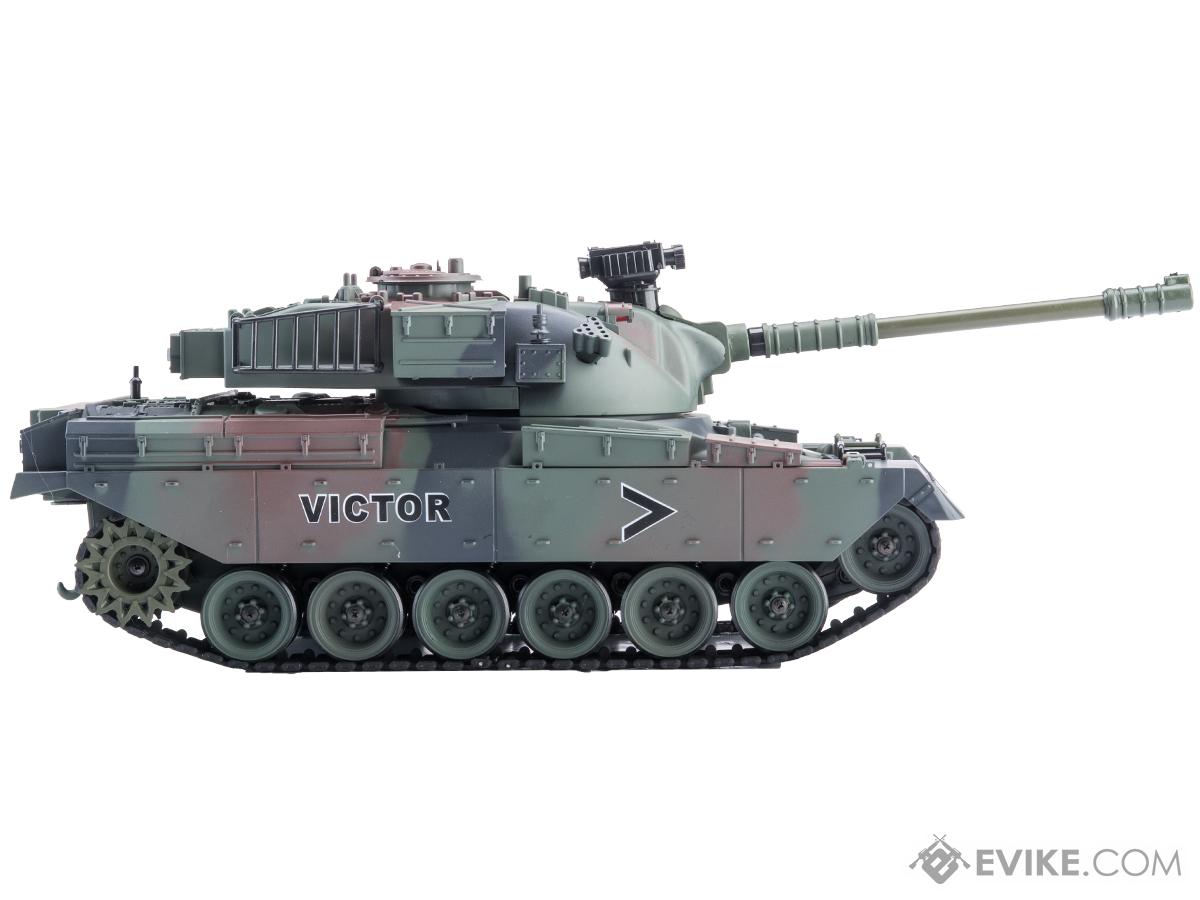 1:20 Scale RC Airsoft BB Firing Battle Tank (Model: M60 / Woodland Camo ...