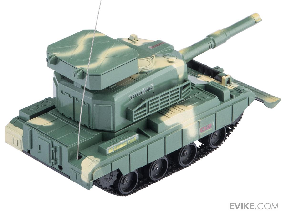 Miniature RC Airsoft Battle Tank (Model: Type 4 / Green Camo), MORE ...