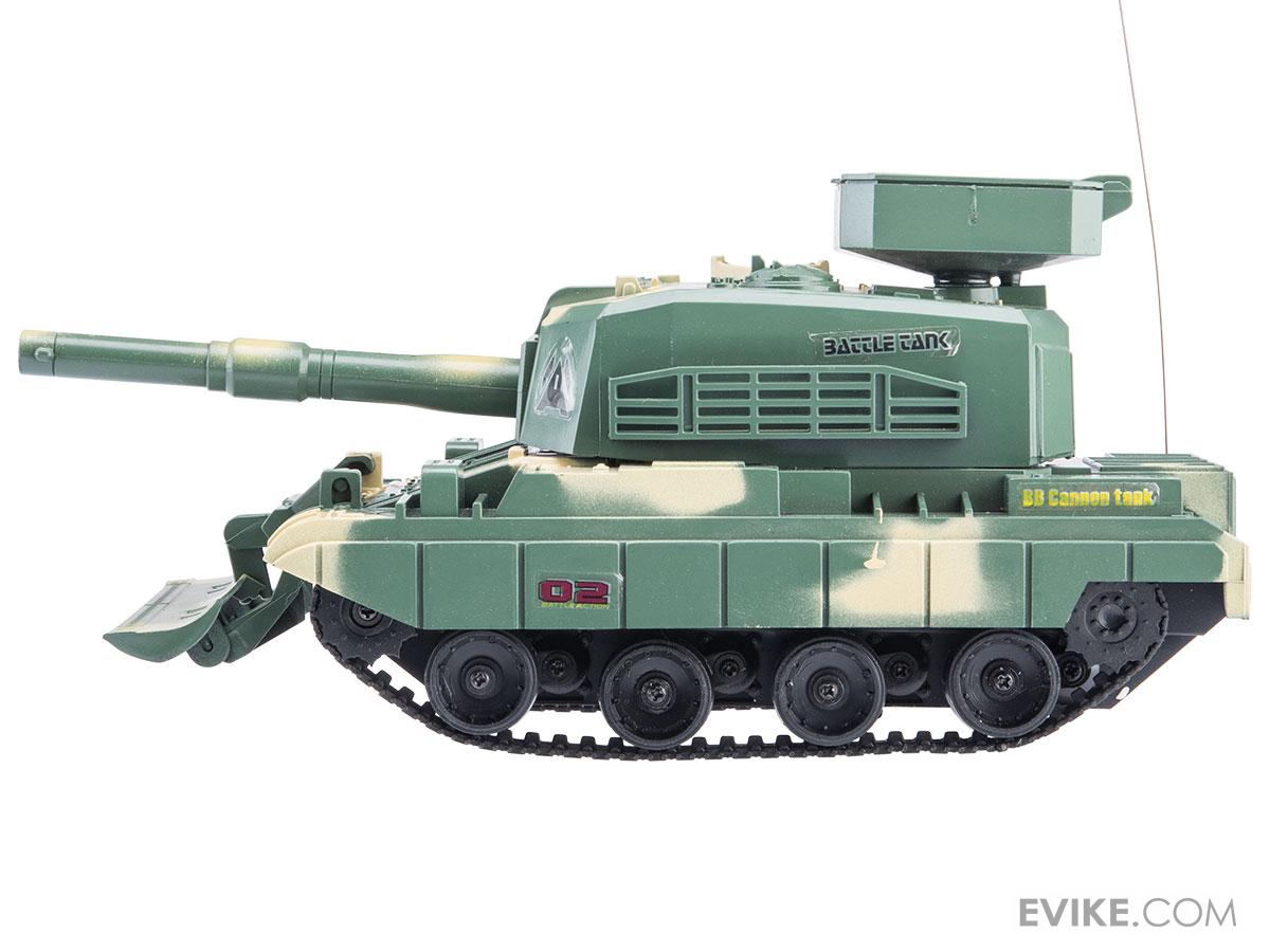 Miniature RC Airsoft Battle Tank (Model: Type 4 / Green Camo), MORE ...
