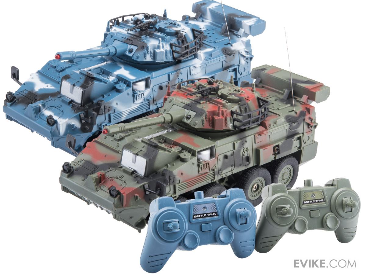 1:24 Scale RC Infrared Battle Panzer APC Game Set (Color: Naval ...