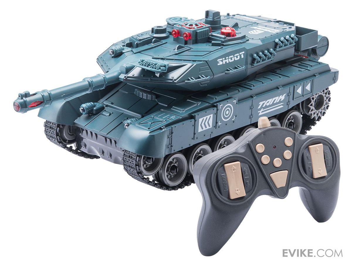 1:12 Scale RC Infrared Game Battle Tank (Model: Leopard / Green), MORE ...