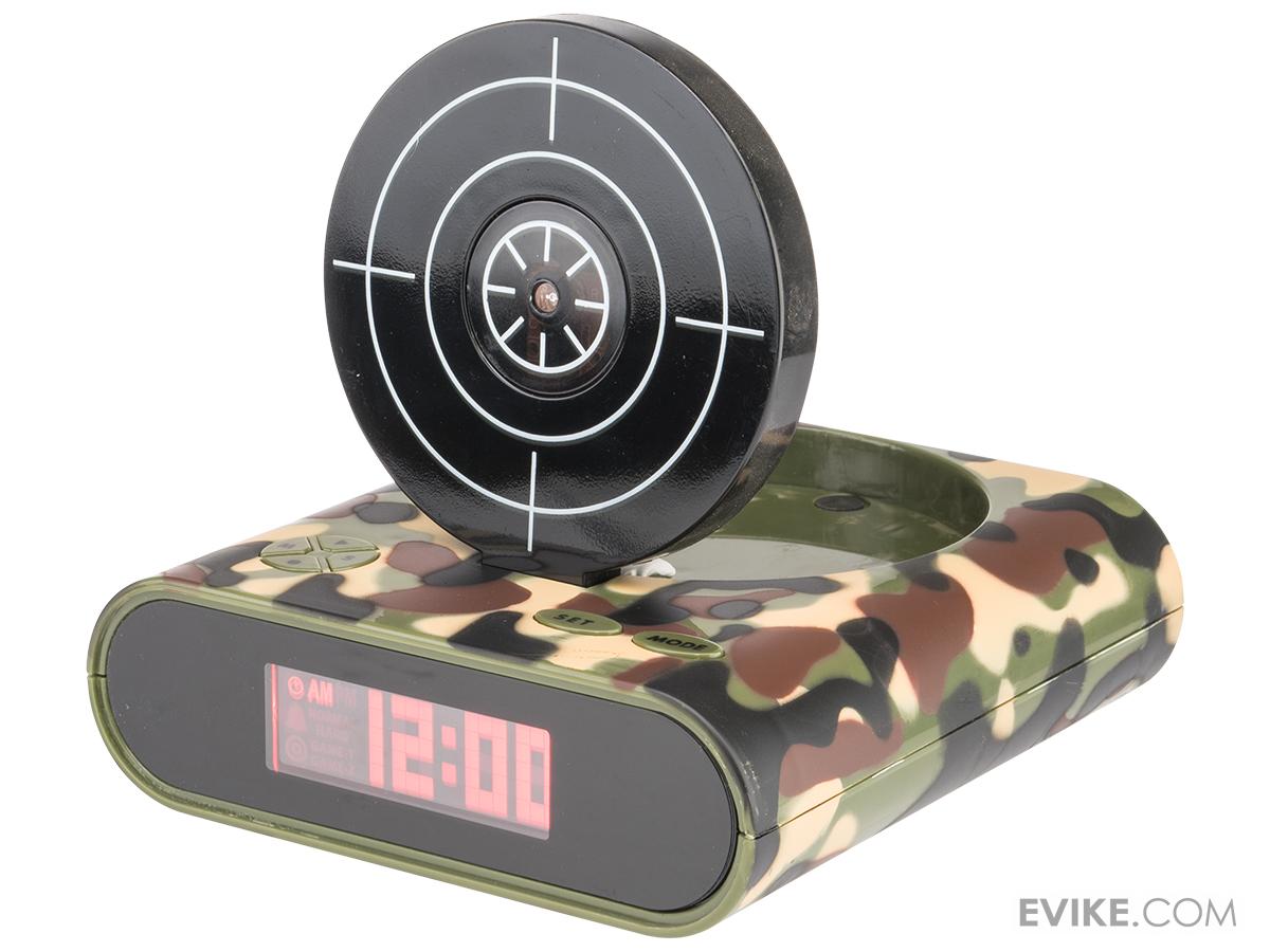Gun And Target Recordable Alarm Clock (Color: Camo), MORE, Toys - Evike ...