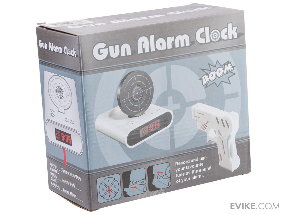Gun And Target Recordable Alarm Clock (Color: Camo), MORE, Toys - Evike ...