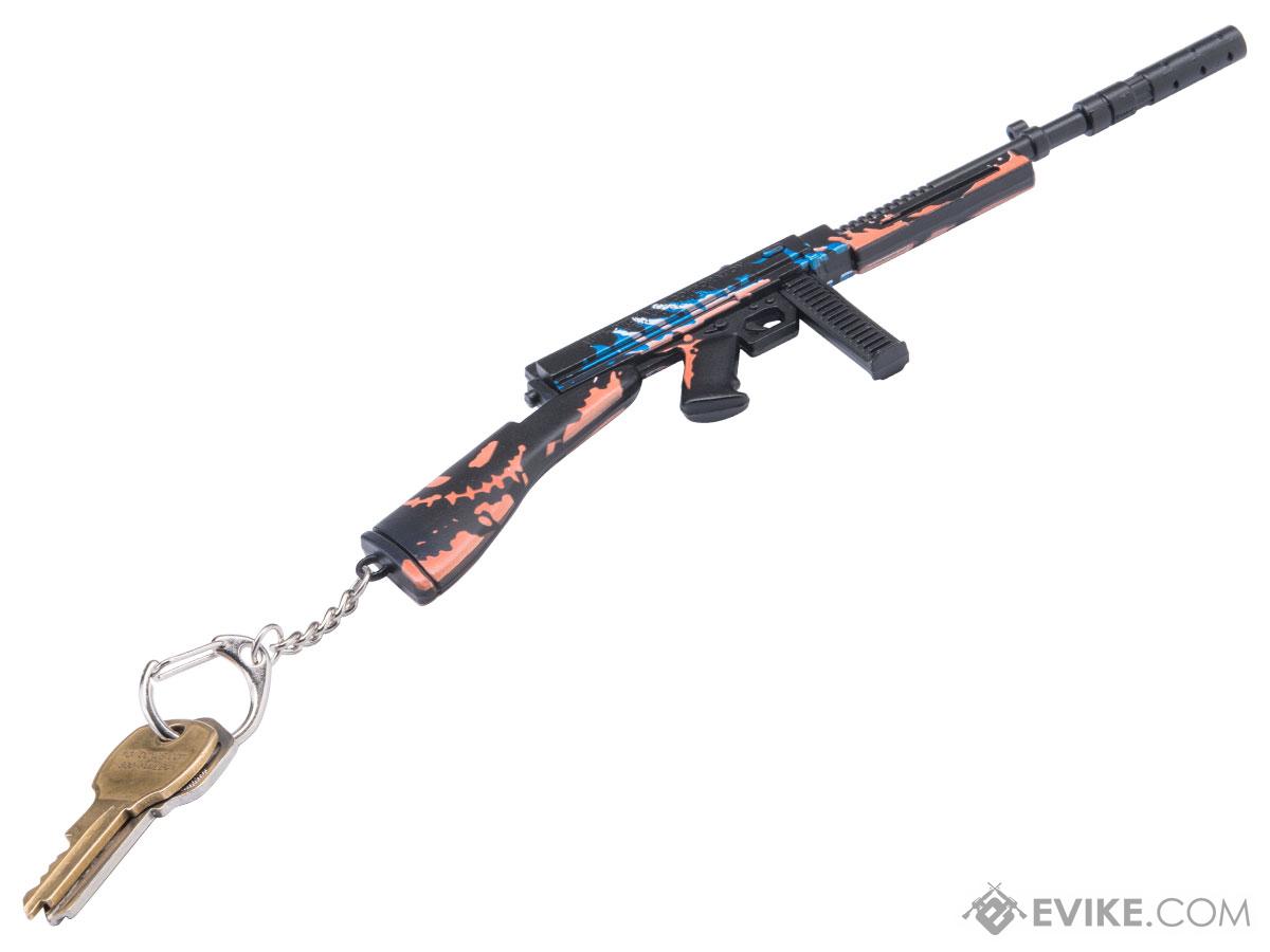 Die-Cast Metal Model Gun Keychain w/ Removable Accessories (Model ...