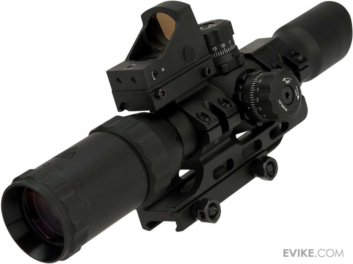 Trinity Force Assault Combo 1-4x28 Illuminated Tactical QD Scope with ...