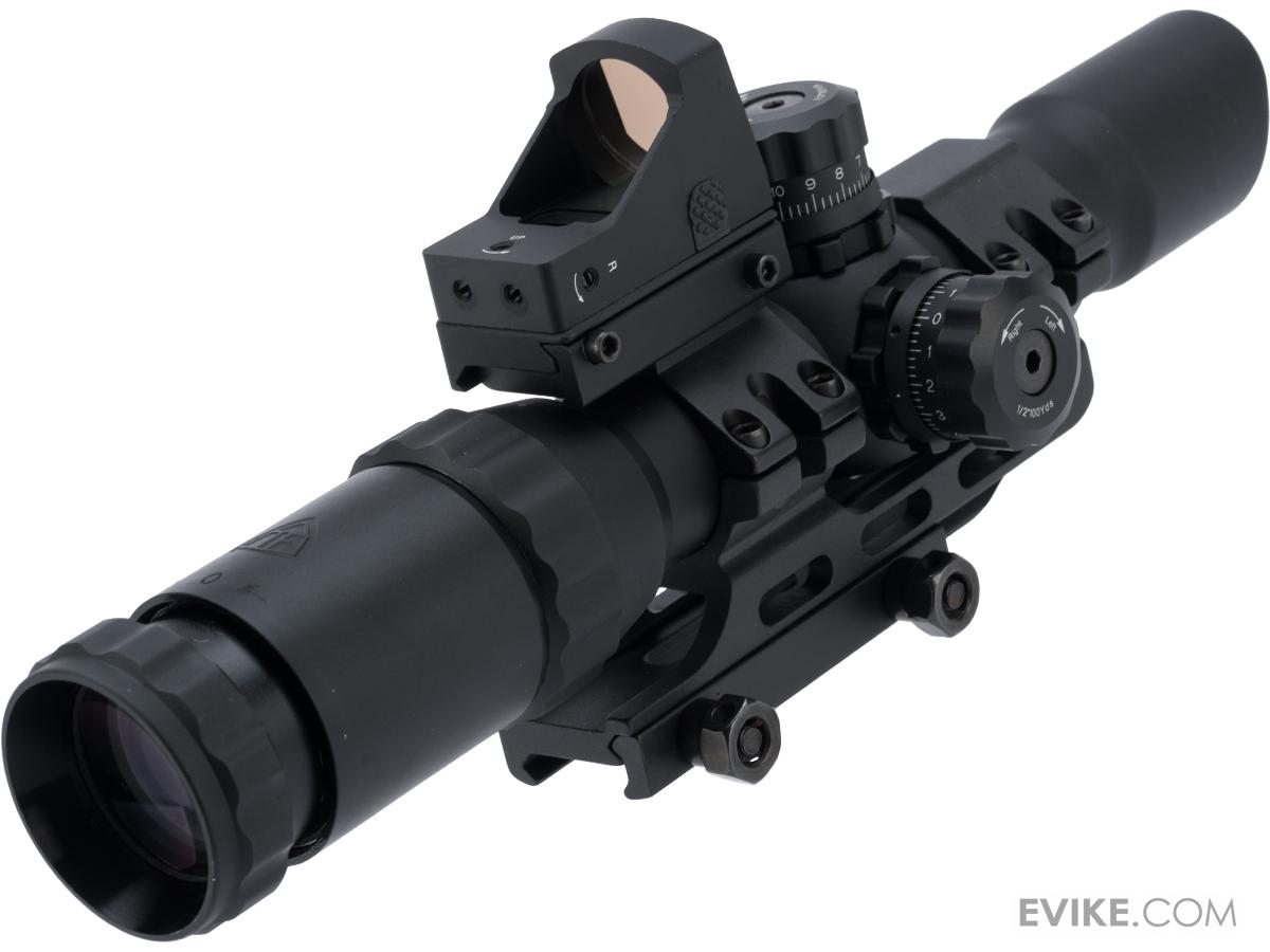 Trinity Force Assault II 1-4x28 Illuminated Tactical QD Scope with Mil ...