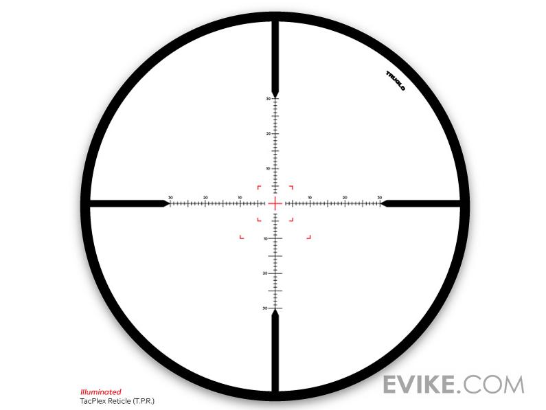 TruGlo Eminus 3-9x24 Illuminated Reticle Tactical Rifle Scope w/ APTUS ...