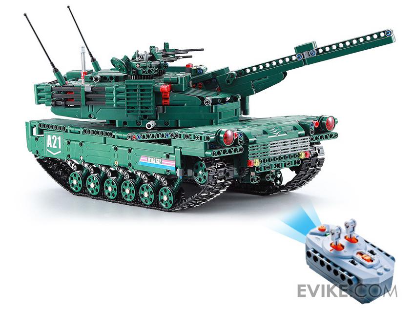 Tengyang Building Block Set Collectible Building Block Set M1A2 RC Tank ...