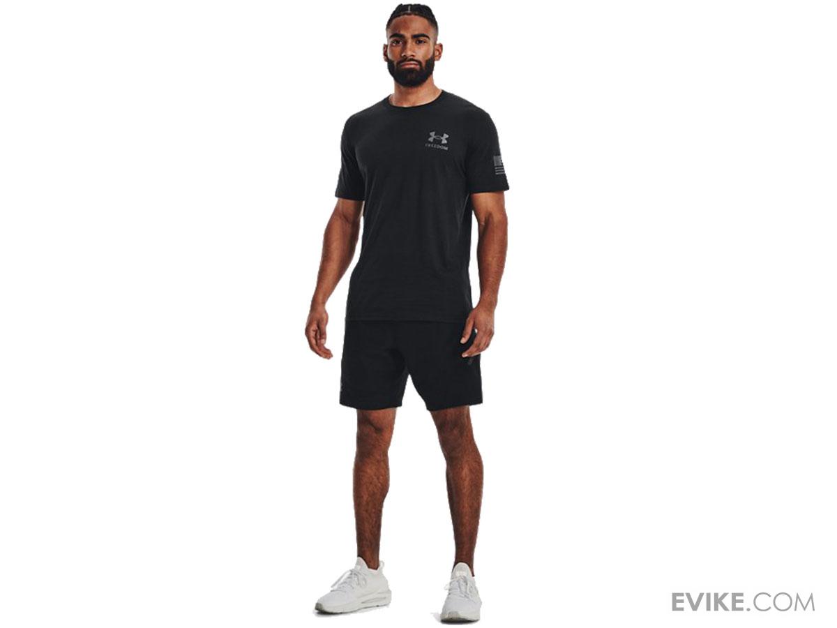 Under Armour Men's UA Freedom "Banner" T-Shirt (Color: Black-Pitch Grey ...