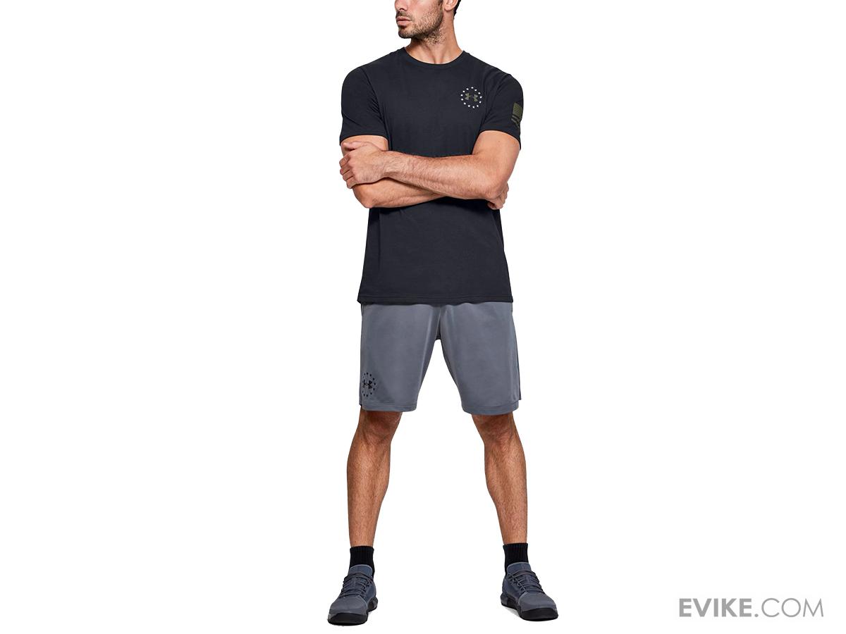 Under Armour Men's UA Freedom "Banner" T-Shirt (Color: Black-Steel ...