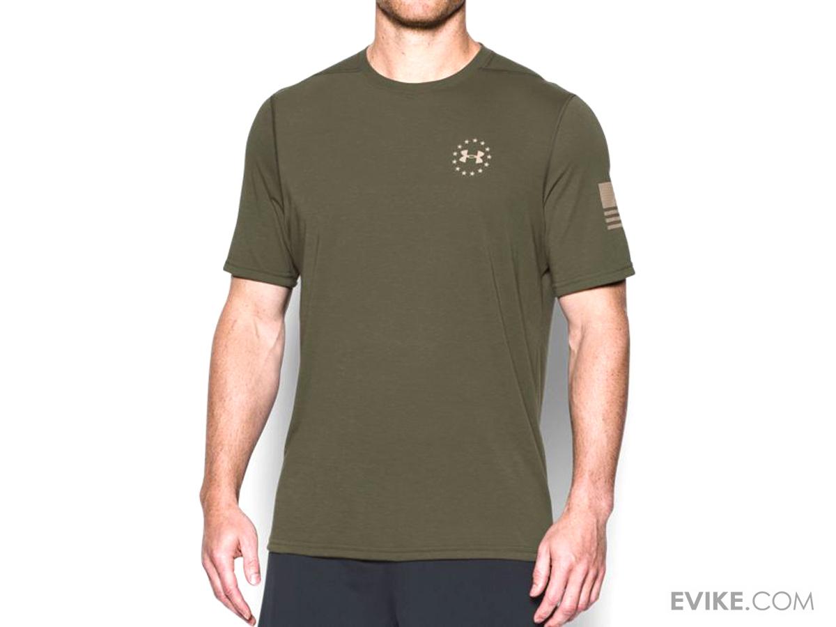 Under Armour UA Freedom Threadborne Siro Short Sleeve (Color: Marine OD ...