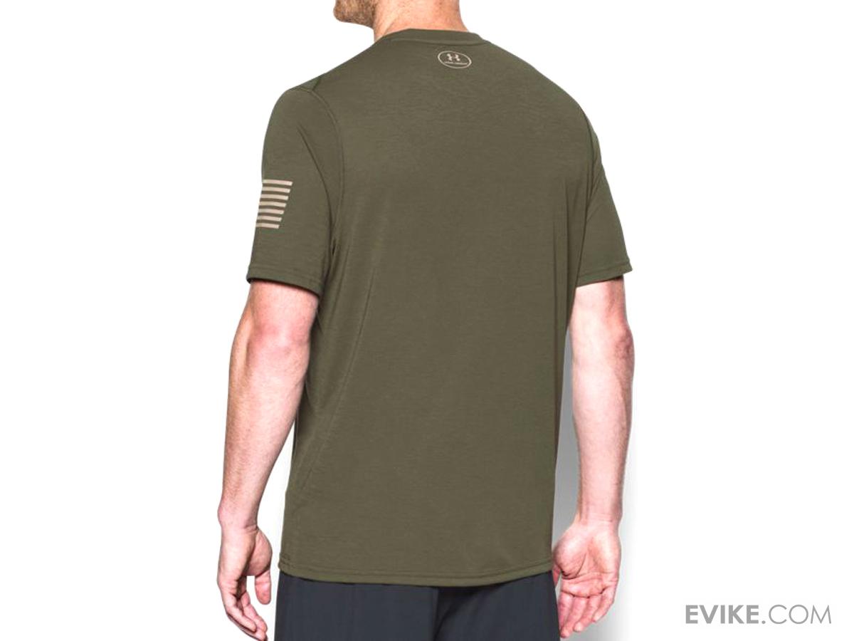 Under Armour UA Freedom Threadborne Siro Short Sleeve (Color: Marine OD ...