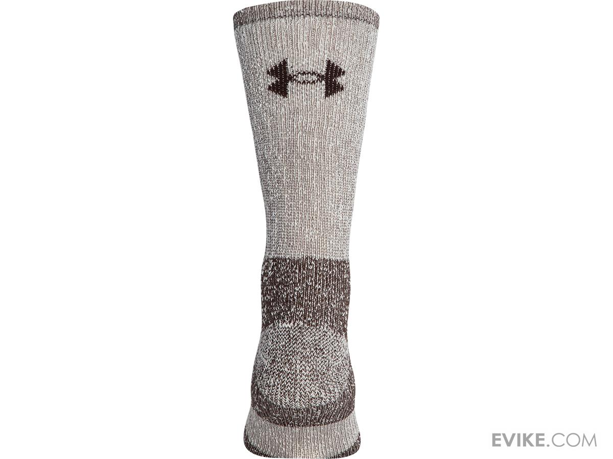 Under Armour UA Ourdoor Boot Crew Sock (Color: Brown Marl / Medium ...