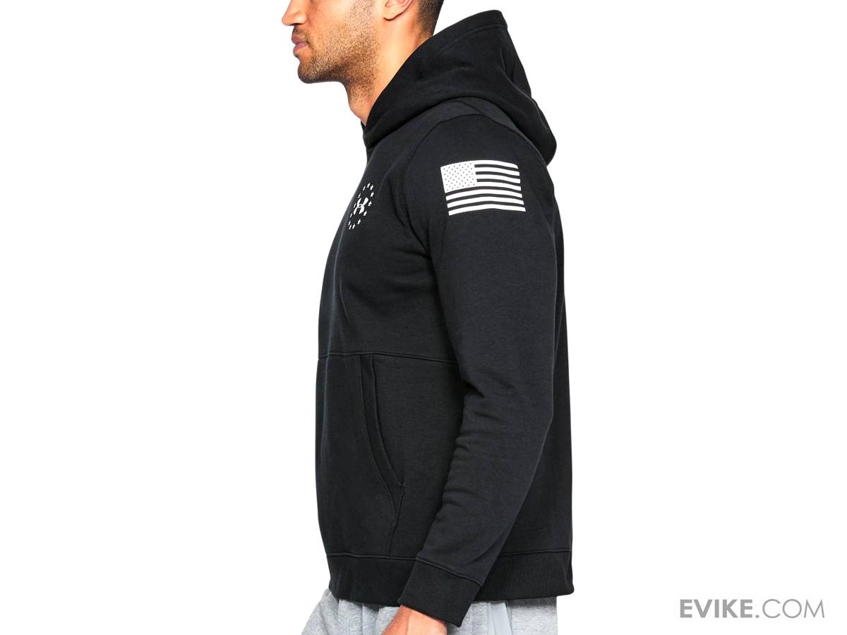 Under Armour Men's UA Freedom Microthread Fleece Hoodie (Color: Black ...