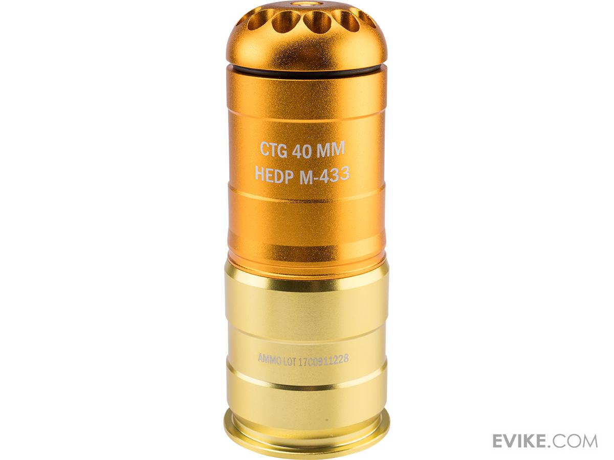 6mmProShop HEDP M433 Type 120rd Airsoft 40mm Gas Grenade Shells (Qty: 3 ...