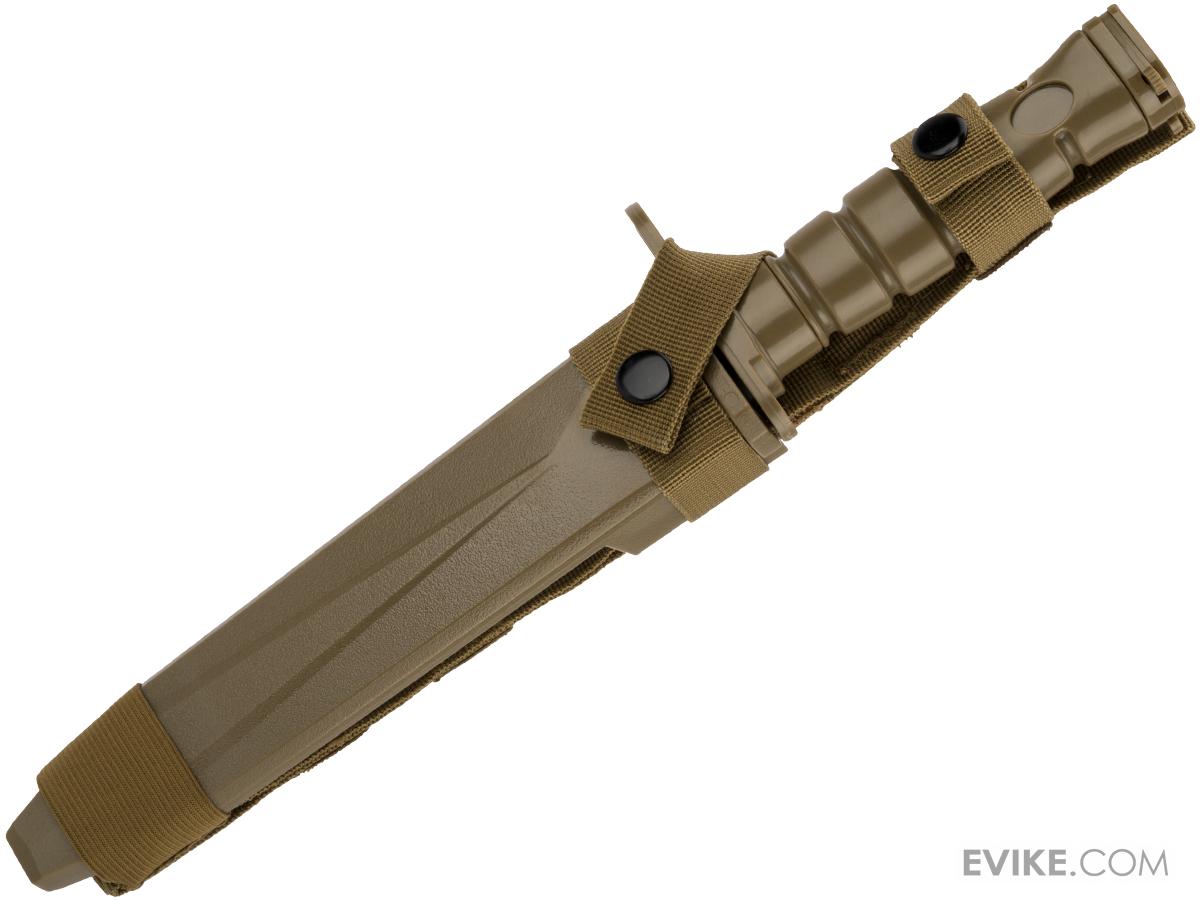 S&T M10 Style Rubber Training Bayonet (Color: Tan), Tactical Gear ...